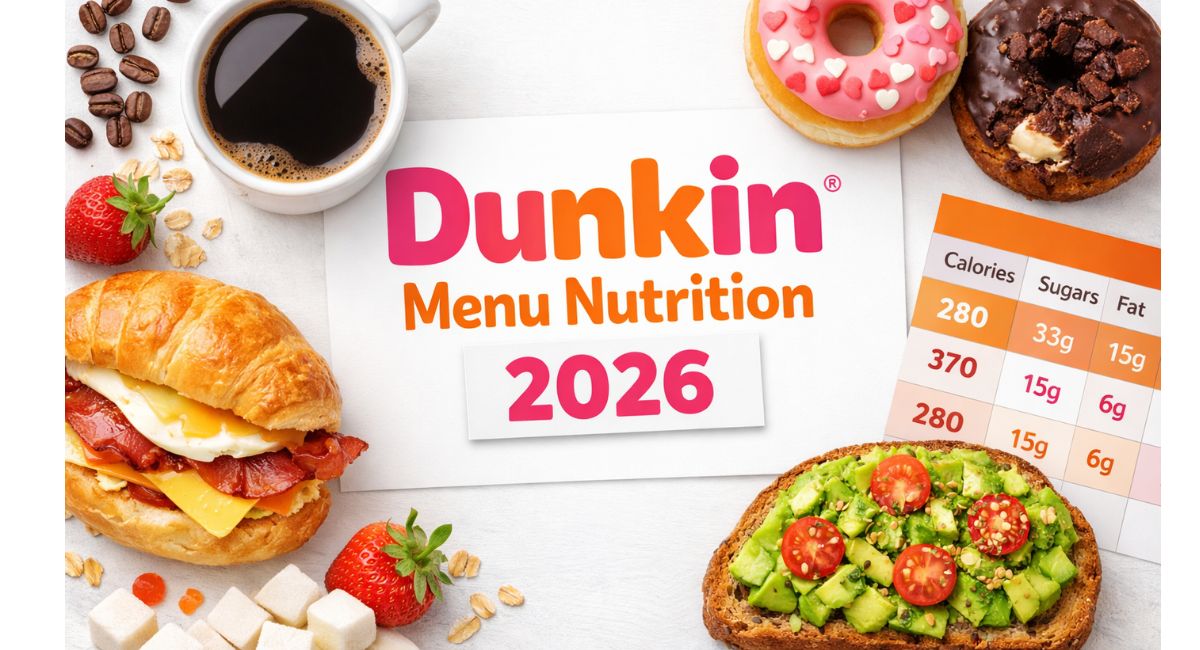 Dunkin Donuts Menu Nutrition 2026 – Calories, Sugar & Facts